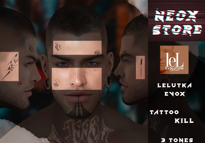 Second Life Marketplace - [Neox] EvoX Kill Tattoo